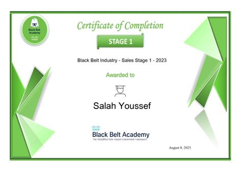 salah youssef on linkedin ciscocertification blackbelt motivation