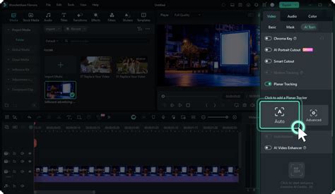 planar tracking in filmora built in and mocha plugin