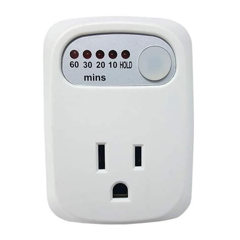Simple Touch Electrical Outlets Auto Shut Off 30 Minute Countdown Timer