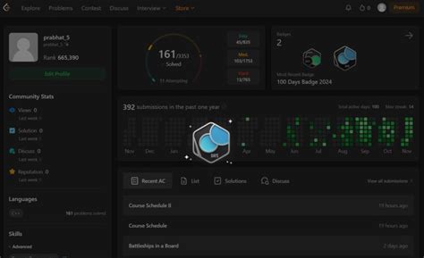Thrilled To Share That Ive Completed 100 Days Of Solving Dsa Questions On Leetcode Earning The
