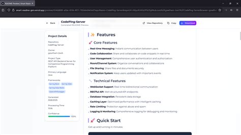 Smartreadme Ai Powered Readme Generator Devpost