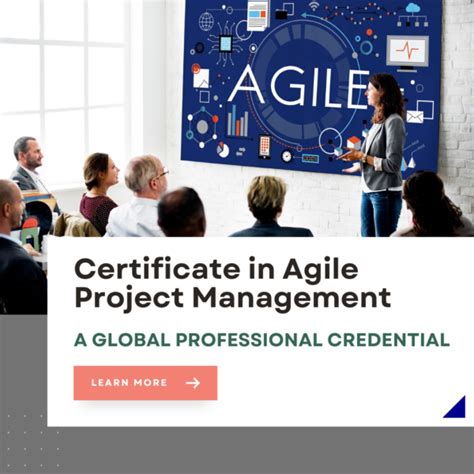 Certificate In Agile Project Management Global Management Academy