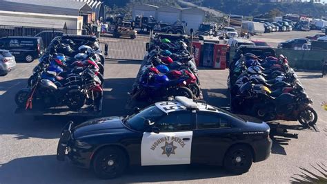 California Cops Impounded 30 Motorcycles For A Street Takeover California Cops Impounded 30 Motorcycles For A Street Takeover