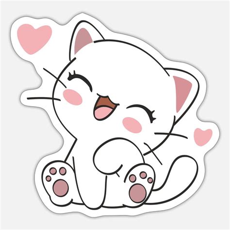 Pegatinas De Kawaii Diseños únicos Spreadshirt Kawaii Clipart