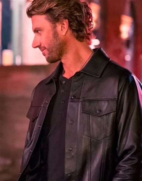 Sex Life S02 Adam Demos Black Leather Jacket Brad Simon Jacket