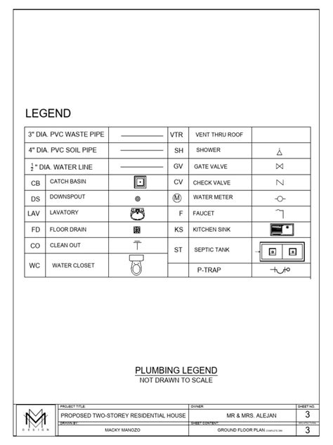 Plumbing Legend Pdf