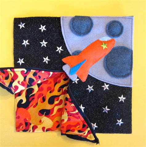 Rocket Ship Quiet Book Pattern Imagine Our Life