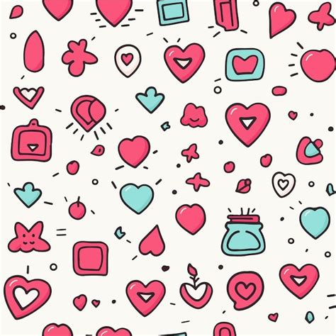 Premium Vector Cute Seamless Pattern Vector