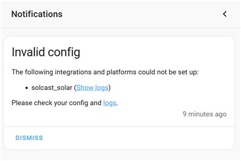 Cant Update Solcast Integration Third Party Integrations Home