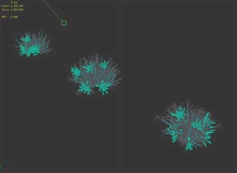 Artstation Plant Tamarix 02 Game Assets