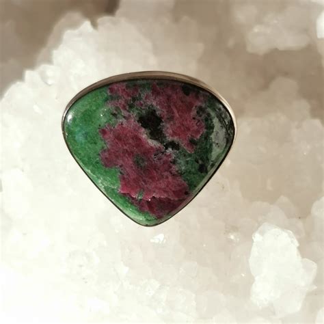 Ruby In Zoisite US Size 5 5 High Quality Mark Bajerski Pure Energy Healing Academy
