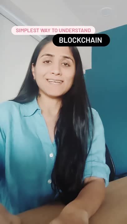 pooja shah on linkedin blockchain explained in the simplest way