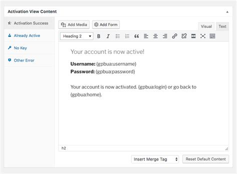 Gravity Forms Better User Activation Gravity Perks By Gravity Wiz
