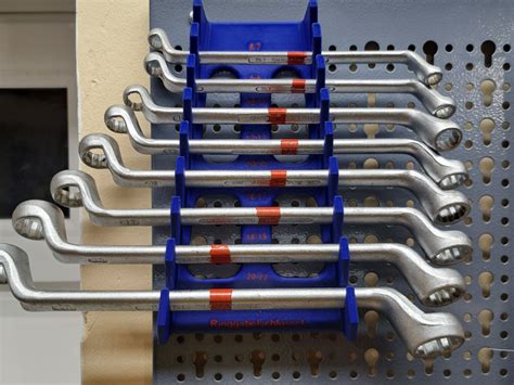 Ring Spanner Holder For Pegboard By We Makerworld