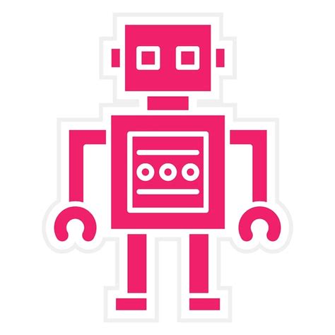 premium vector vector design robot icon style