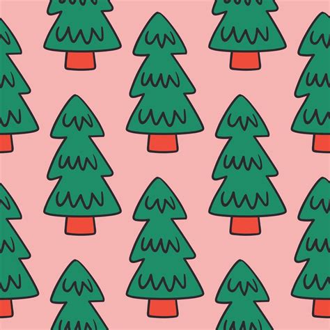 Christmas Tree Pattern Christmas Tree Background 51949899 Vector Art At Vecteezy