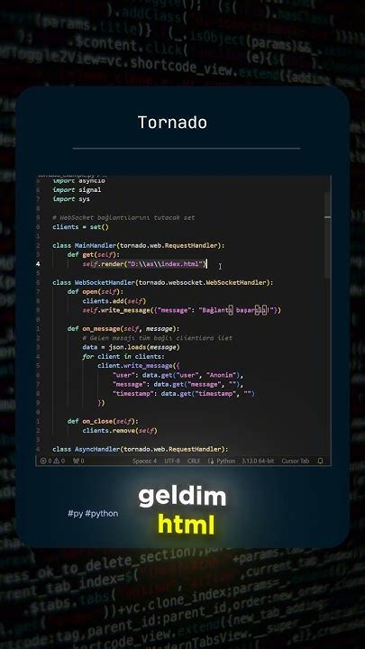 Tornado Python Youtube