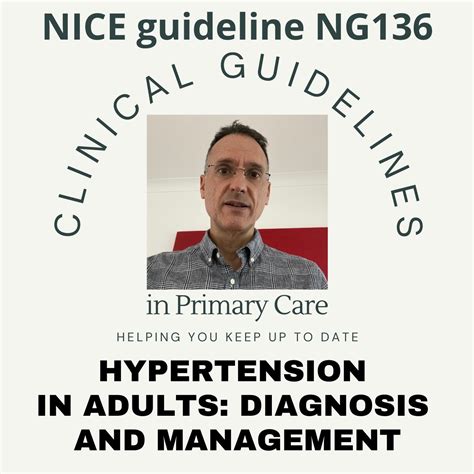2022 Hypertension Nice Guidance Diagnosis And Management Primary