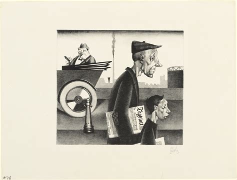 Moma The Collection Georg Scholz Newspaper Carrier Zeitungsträger