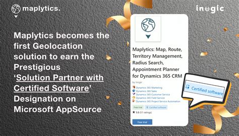 Maplytics Becomes The First Geolocation Solution To Earn The Prestigious ‘solution Partner With