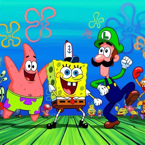 Spongebob X Mario Crossover Episode R Dalle
