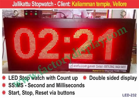 LED Counter Display Boards Count Down Count Up Timer Manufacturer