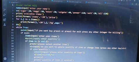 Naveen Kalmera On Linkedin Project Prepare A Supermarket Bill By