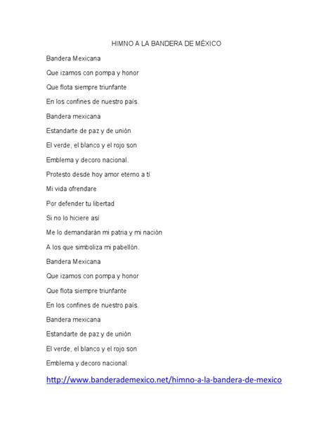 Himno A La Bandera De México Pdf