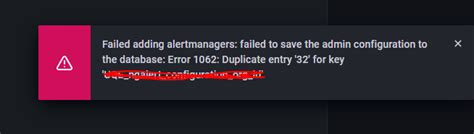 Grafana Problems Deleting External Alertmanager · Issue 54016 · Grafanagrafana · Github