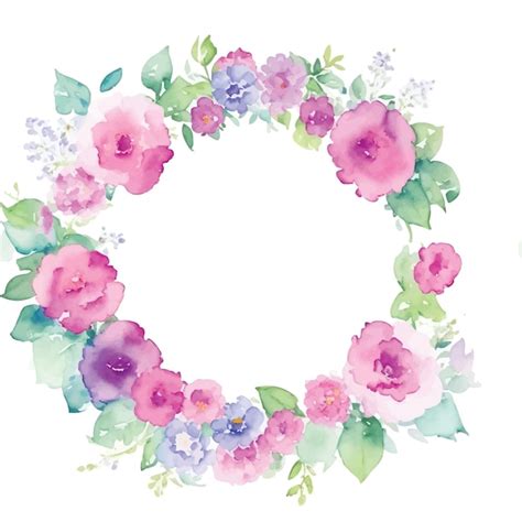 Premium Vector Abstract Flower Pattern Frame For Element Design