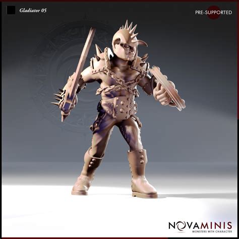 3d Printable Gladiator 05 By Novaminis