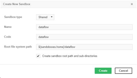 sandboxes in cluster