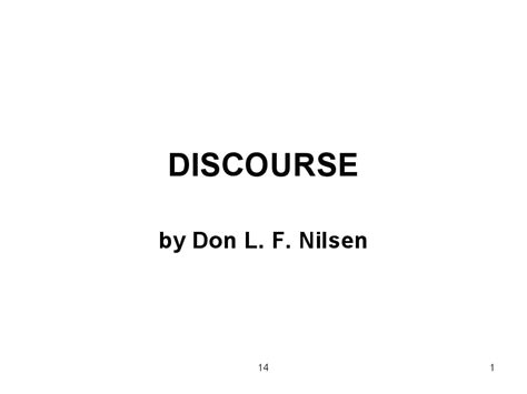 discourse ppt for higher ed lesson planet