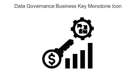 Data Governance Business Key Monotone Icon In Powerpoint Pptx Png And Editable Eps Format Ppt