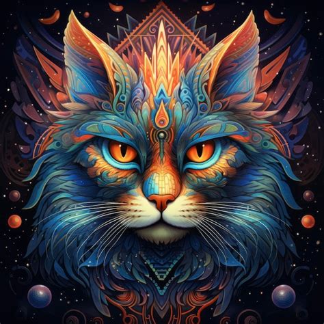 Premium Photo Cat On Dmt