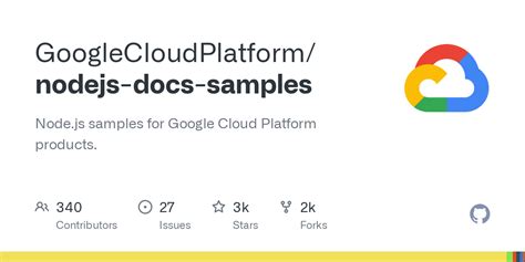 GitHub GoogleCloudPlatform Nodejs Docs Samples Node Js Samples For Google Cloud Platform