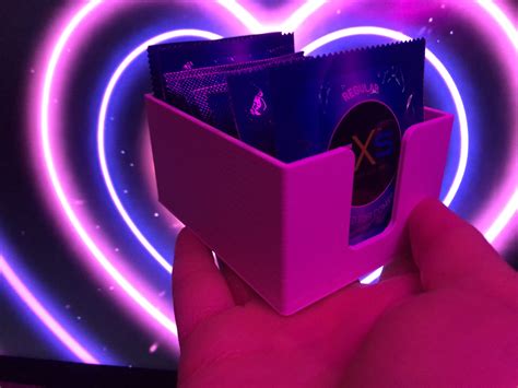 Stl File Condom Holder Stand Display・model To Download And 3d Print・cults