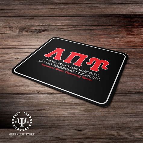 Lambda Pi Upsilon Mouse Pad Rectangularlambda Pi Upsilon 2 Custom
