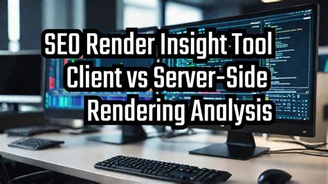 seo render insight tool client vs server side rendering analysis