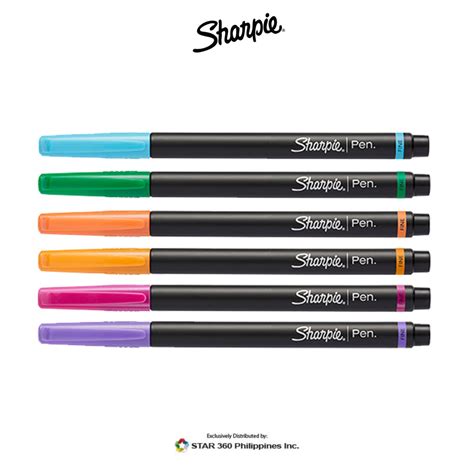 Sharpie Art Pen Fine New Colors Star 360