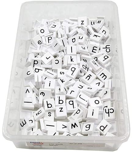 Diy Word Game Pieces Raylinedo 200 Piece Mixed Uppercase And Lowercase
