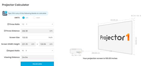 How To Identify The Throw Distance Of Projector Tvsbook