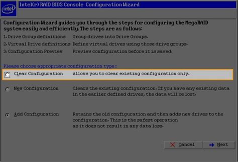 Re Create Array Without Initialize Procedure On Hardware Intel® Raid
