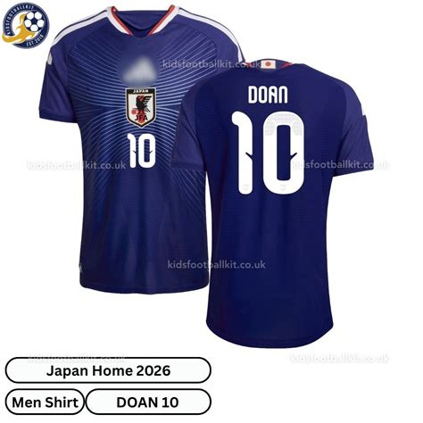 Japan World Cup 2026 Home Men Football Shirt Doan 10