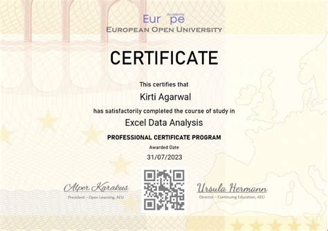 Exceldataanalysis Academyeurope Continuouslearning Microsoftexcel Kirti Agarwal