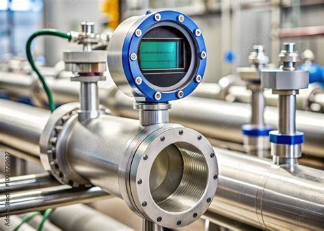 High Precision Ultrasonic Flow Meter Device With Sleek Design And