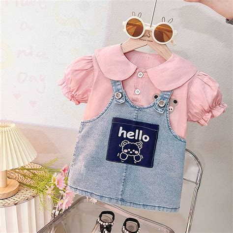 ست شومیز دخترانه و بیلر دامنی وارداتی اورجینال کد 125 ارسال رایگان