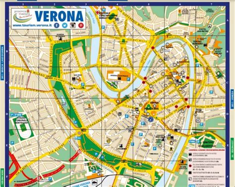 Gratis Verona Stadtplan Mit Sehenswürdigkeiten Zum Download