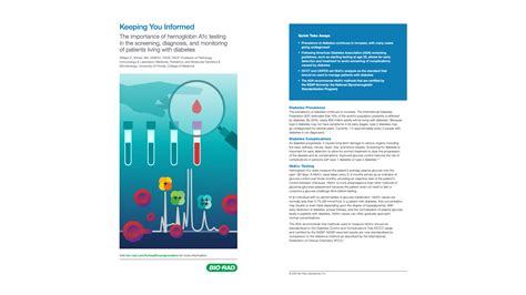 Trusted Hba1c Testing Solutions For Diabetes Diagnosis And Monitoring