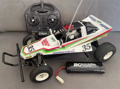 Tamiya Grasshopper 2wd Buggy Rc Cpr Unit P 80f 540 Motor Sanwa Radio